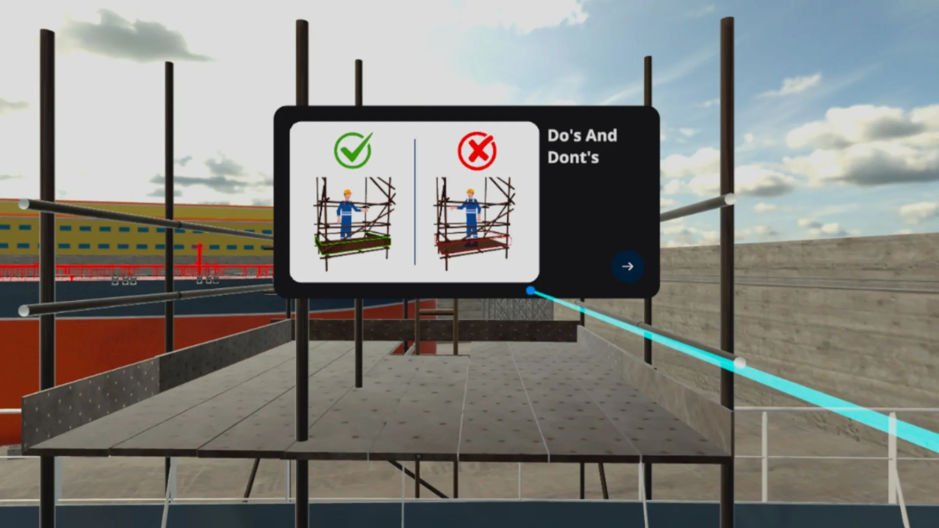 Work at Height VR Simulator for Leading Dry Docks Company in Dubai